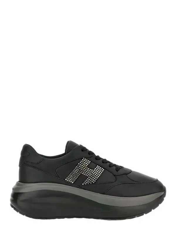 Hogan Maxi I Active Embellished Sneakers - Black