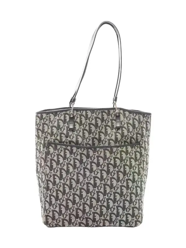Dior 2000s Trotter Tote Bag - Black