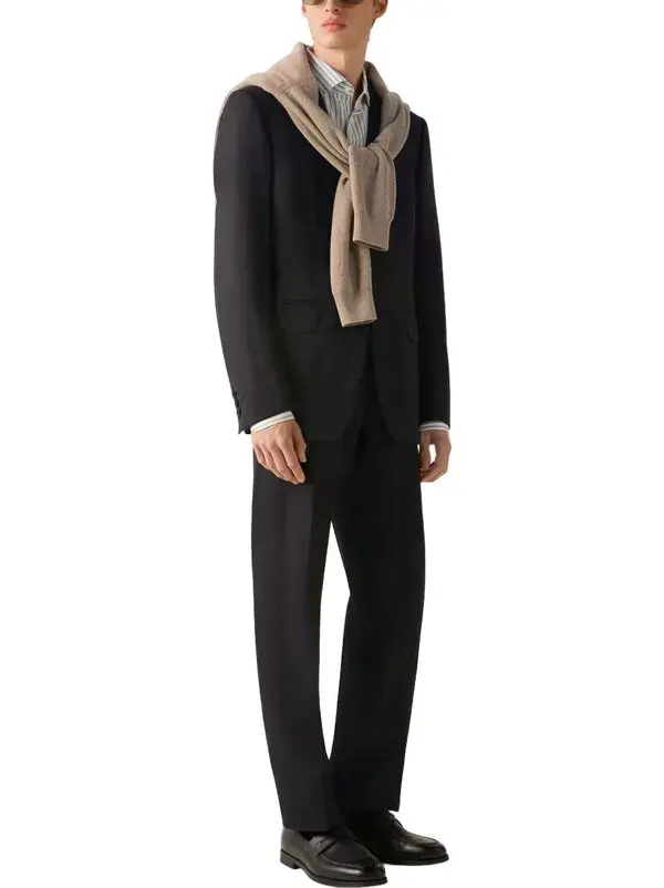 Zegna Trofeo 120mila Wool Suit - Black