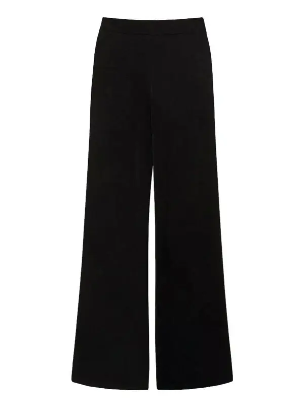 TWINSET Knitted Palazzo Pants - Black