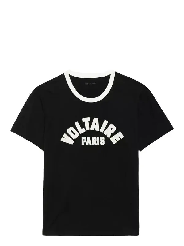 Zadig&Voltaire Logo-print Ringer T-shirt - Black