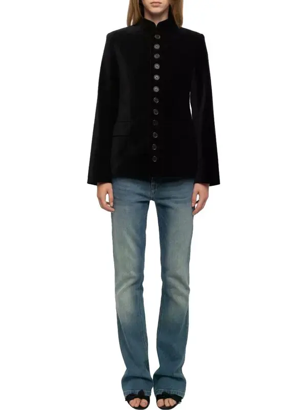 Zadig&Voltaire Vallo Velvet Jacket - Black