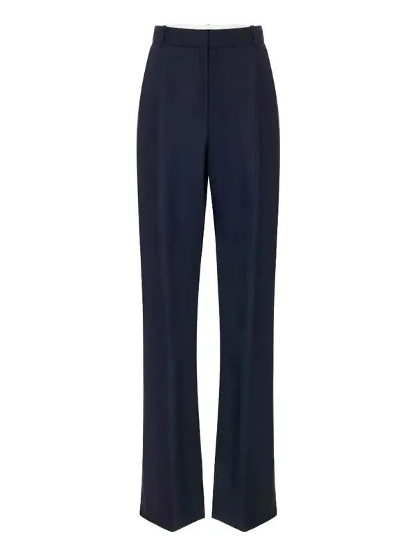 Elisabetta Franchi Pinstriped Tailored Trousers - Blue