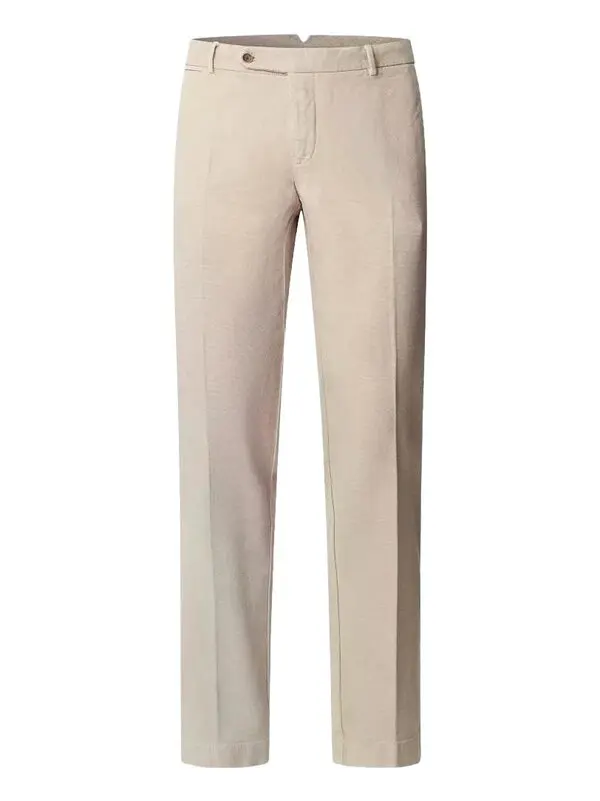 HACKETT LONDON Slim-fit Textured Trousers - Neutrals
