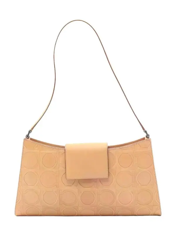 FERRAGAMO Gancini Shoulder Bag - Neutrals