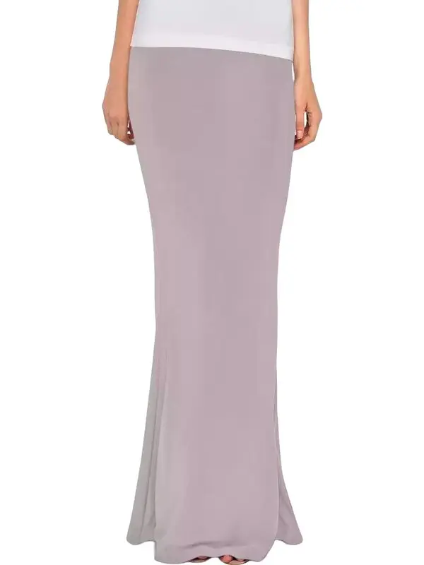 Norma Kamali Fishtail Maxi Skirt - Grey
