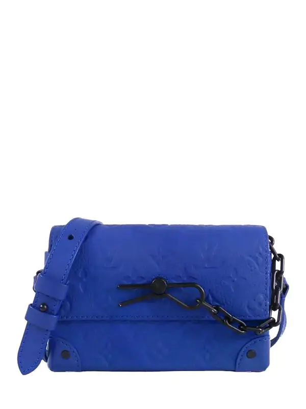 LOUIS VUITTON Monogram Taurillon Steamer Wearable Wallet Crossbody Bag - Blue