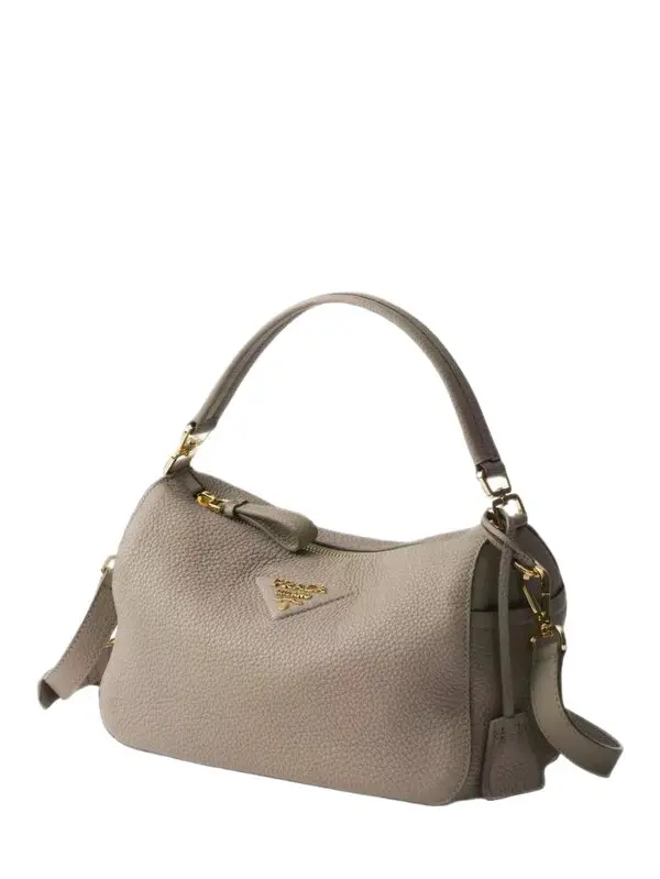 Prada Small Leather Bag - Neutrals