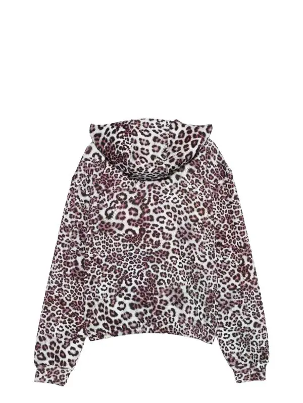 MARCCAIN Animal Print Zip-up Hoodie - Grey