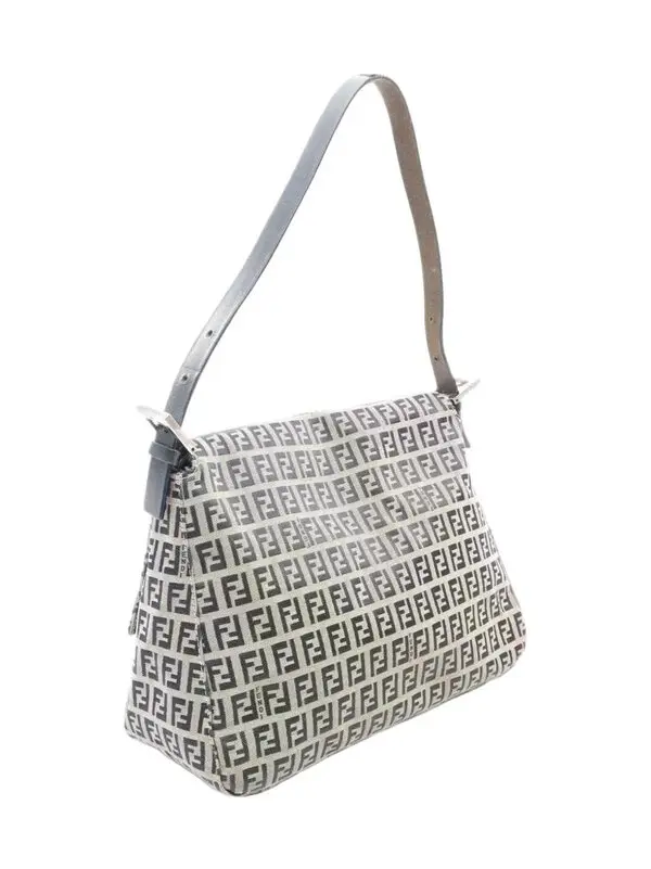 Fendi Ff Logo Mamma Baguette Shoulder Bag - Neutrals