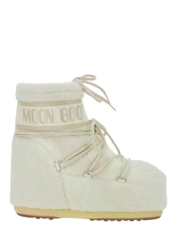 Moon Boot Icon Low Shearling-effect Boots - Neutrals