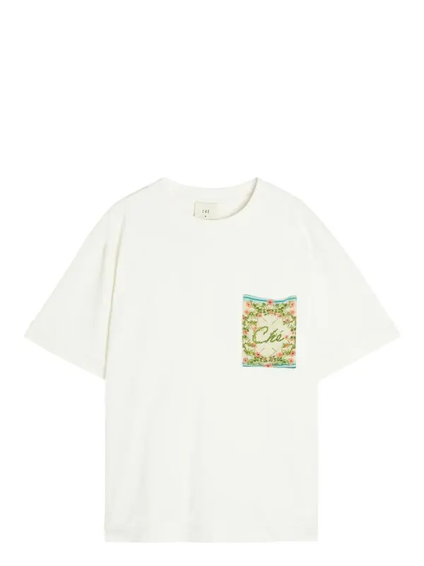 CHE Bloom Cotton T-shirt - Ivory