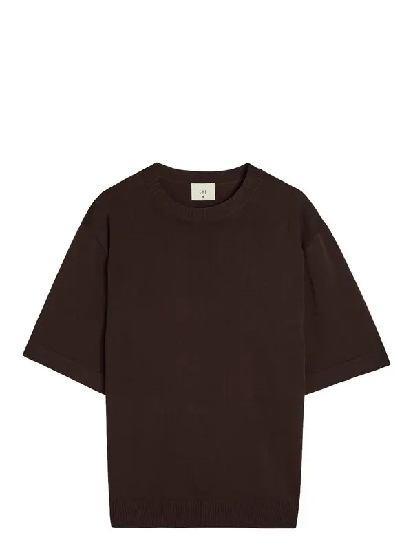 CHE Baller Fine-knit T-shirt - Brown