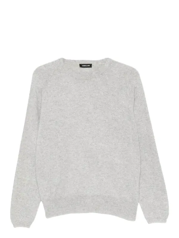 ANNE CLAIRE Long-sleeve Crew Neck Sweater - Grey