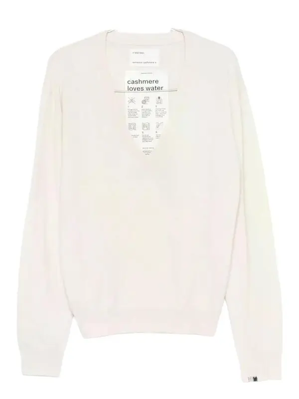 Extreme Cashmere Nº 492 Ben V-neck Sweater - Neutrals