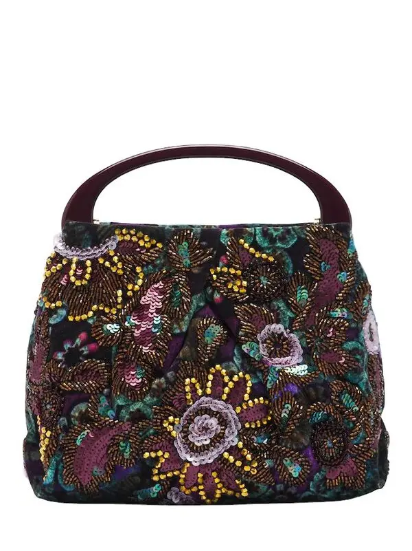Dries Van Noten Small Sequined Top-handle Bag - Multicoloured