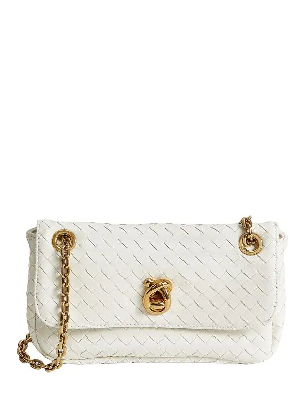 Bottega Veneta Baby Madison Shoulder Bag - Alabaster