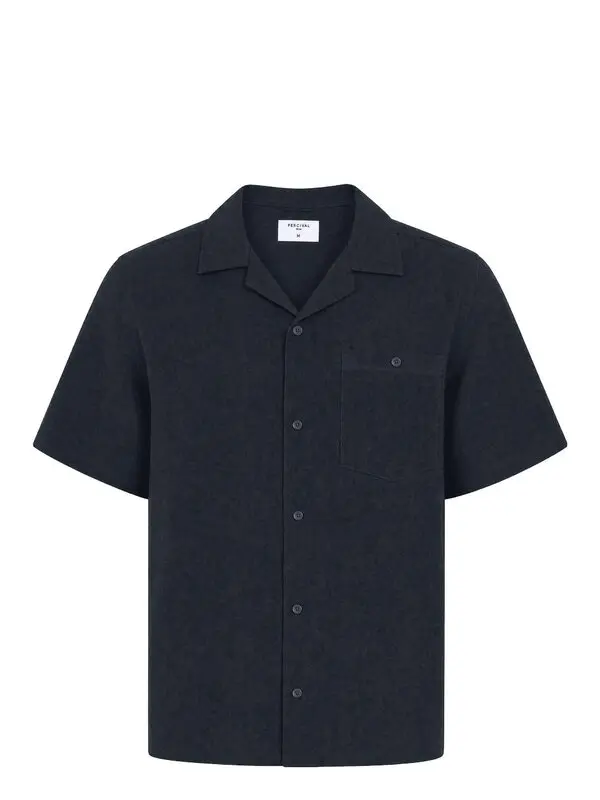 PERCIVAL Linen Shirt - Navy