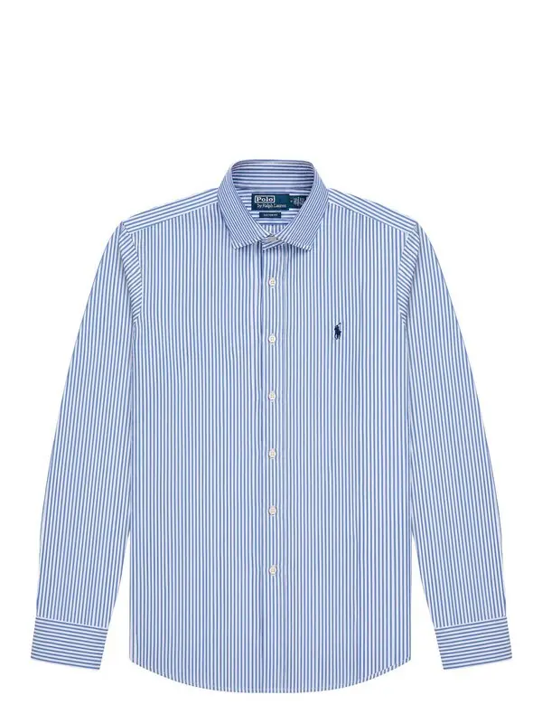 Polo Ralph Lauren Striped Cotton Shirt - Blue