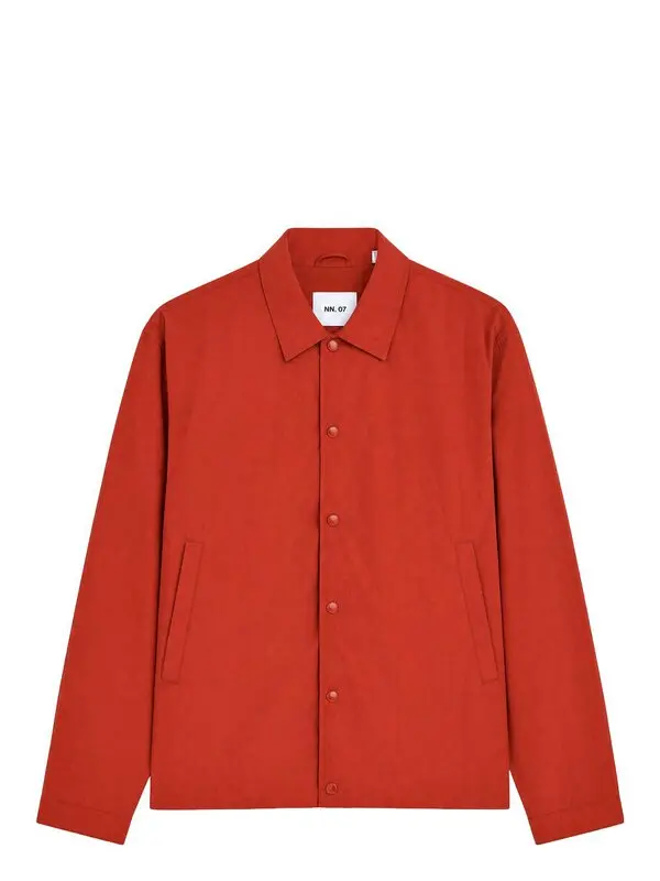 Nn07 Fenton Crinkled Nylon Jacket - Red