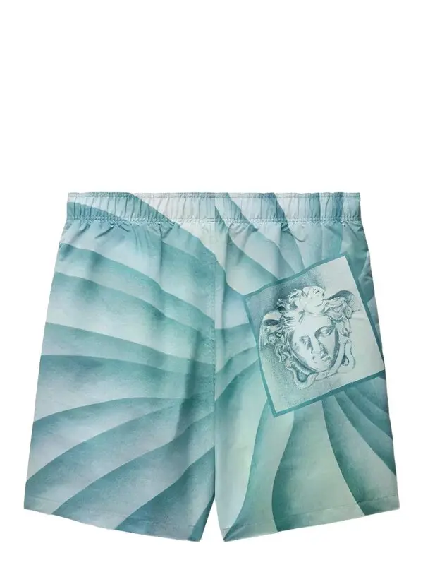 Versace Printed Boardshorts - Blue