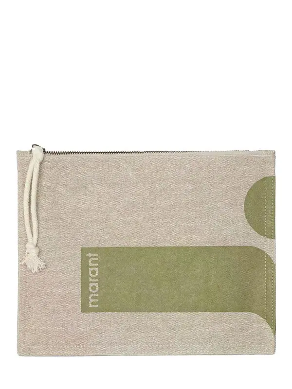 Isabel Marant Étoile Netia Clutch Bag - Neutrals