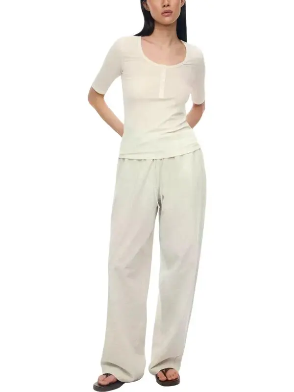 12 STOREEZ Gwen Short-sleeve Top - Neutrals