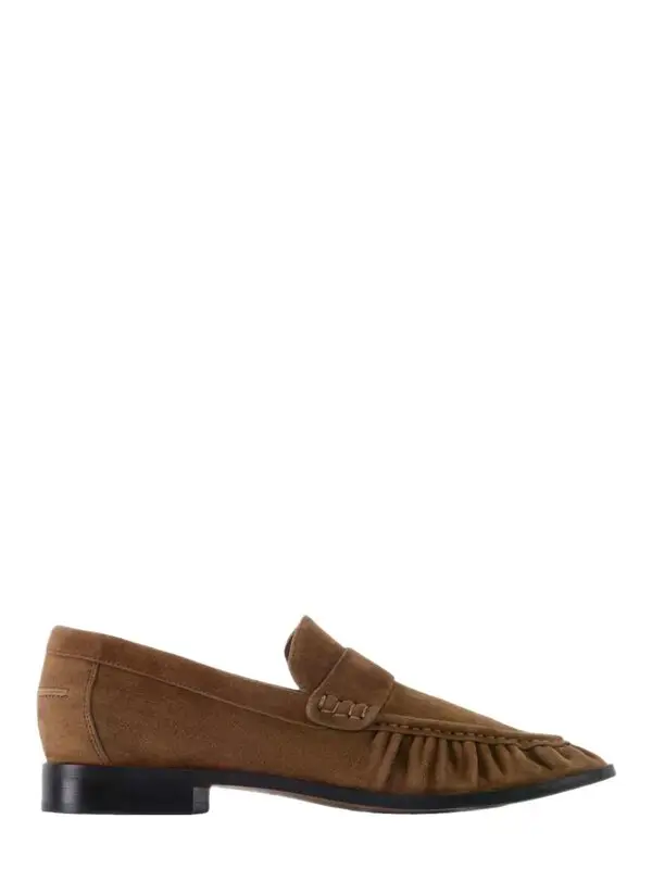 12 STOREEZ Arbat Gathered Loafers - Brown