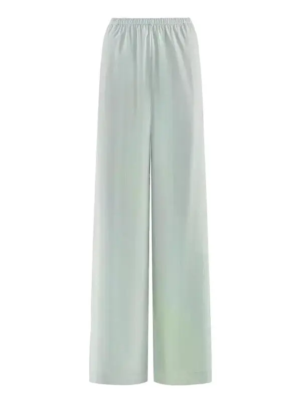 12 STOREEZ Mica Mercerised Cotton Trousers - Blue
