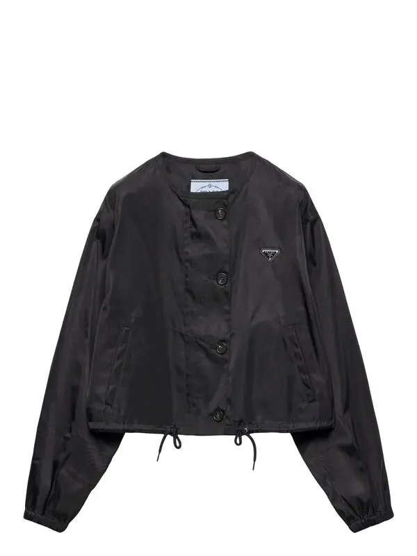 Prada Re-nylon Blouson Jacket - Black