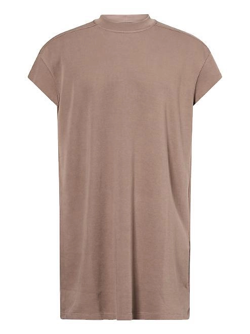 Rick Owens Jumbo Longline Cotton T-shirt - Dust