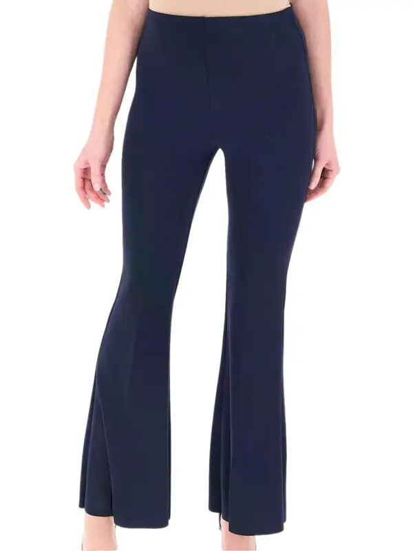 VICOLO Flared Leg Trousers - Blue