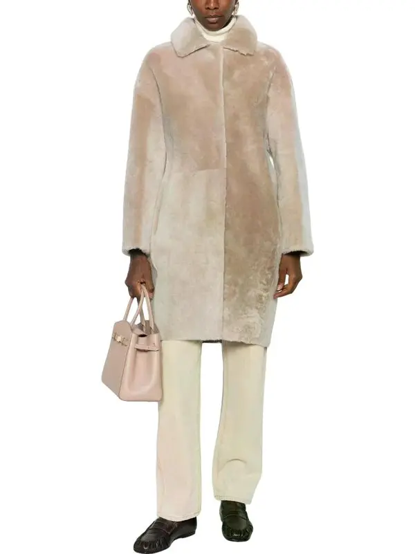 MANZONI 24 Single-breasted Coat - Neutrals