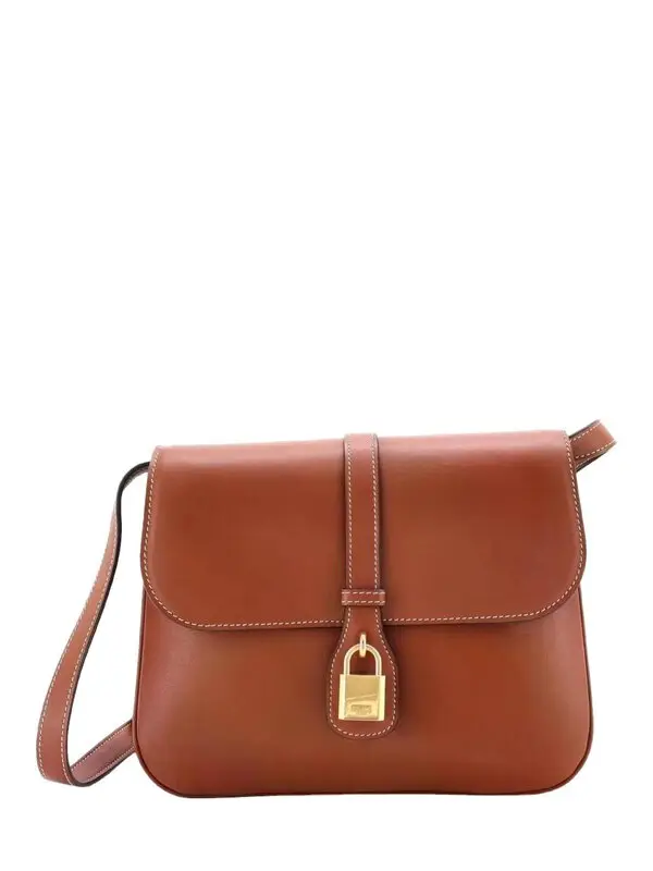 Celine Tabou Bag Smooth Calfskin Medium Crossbody Bag - Brown