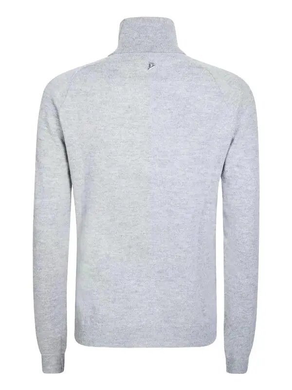 DONDUP Roll Neck Knitted Jumper - Grey