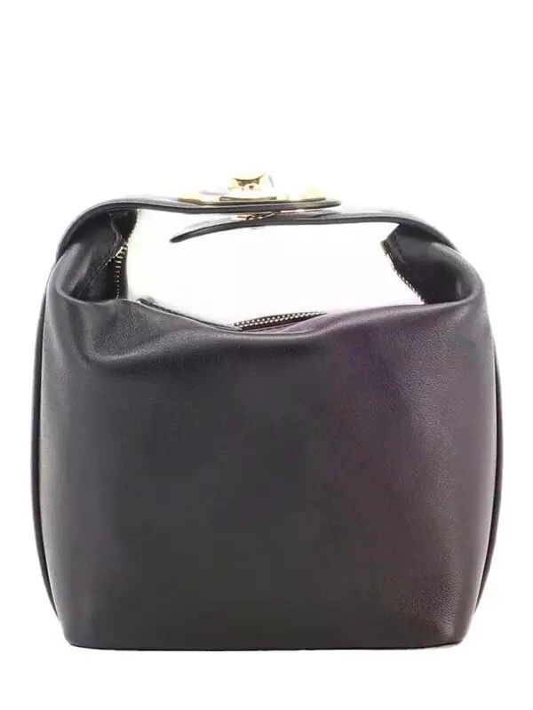 Valentino Garavani Vlogo The Bold Edition Leather Mini Satchel - Black