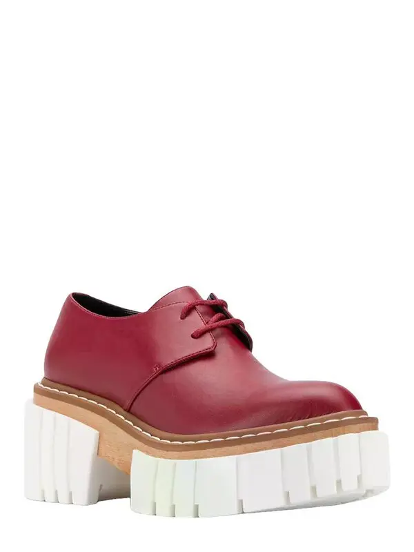 Stella McCartney Emilie Lace-up Platform Shoes - Red