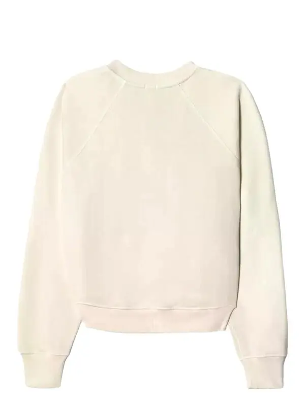RE/DONE Classic Mickey Embellished Raglan-sleeve Sweater - Neutrals