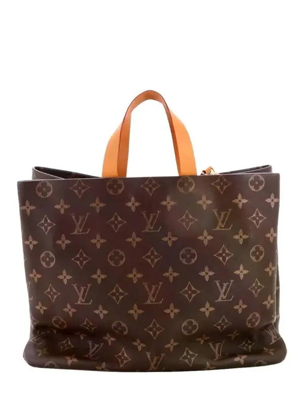 LOUIS VUITTON Shopper Monogram Leather Mm Tote Bag - Brown