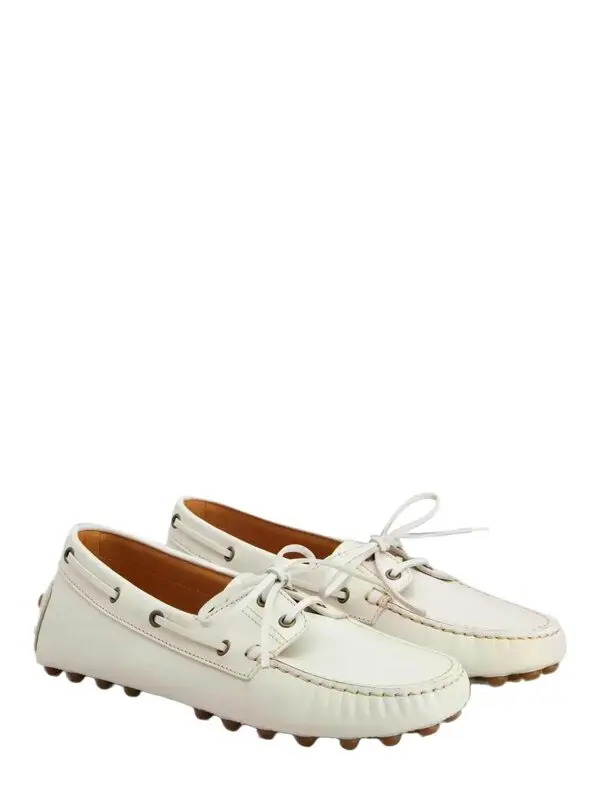 TOD'S Lace-up Loafers - White