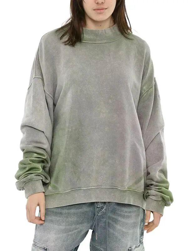 DIESEL® Crew Neck Oversized Sweatshirt - Grey