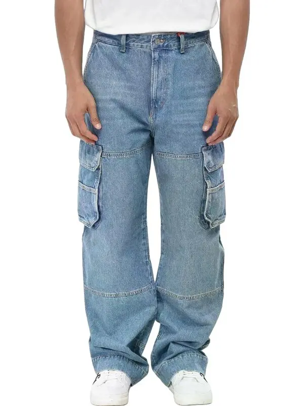 DIESEL® D-fish Cargo Jeans - Blue