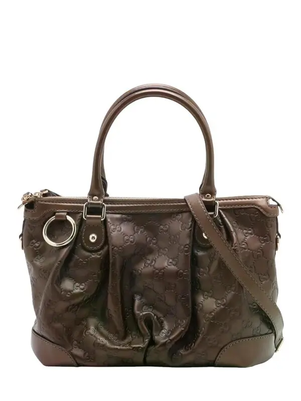 Gucci Sukey Satchel - Brown