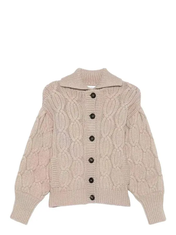 Brunello Cucinelli Cable-knit Cardigan - Neutrals