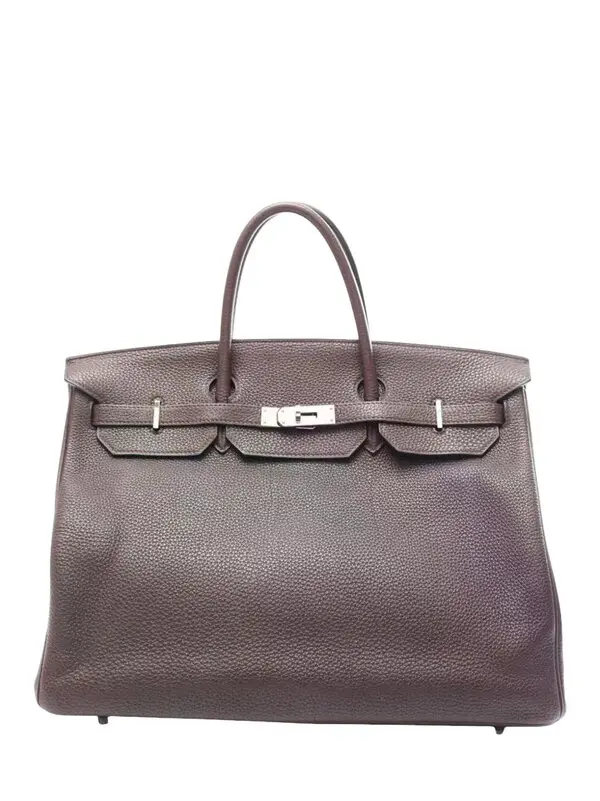 Hermès Birkin 40 Togo Leather Handbag - Brown