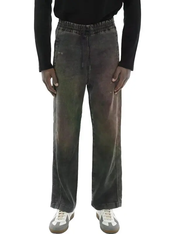 DIESEL® D-martians Stretch Denim Jogg Jeans With 23cm Elastic Waistband - Grey