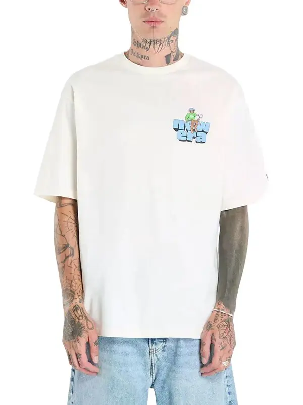 New Era Skate Graphic-print T-shirt - Neutrals