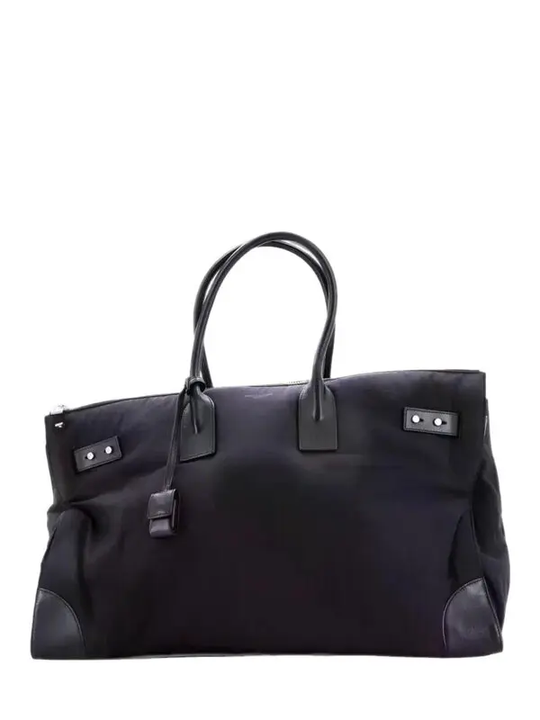 Saint Laurent Sac De Jour Duffle Bag Nylon 48h Travel Bag - Black