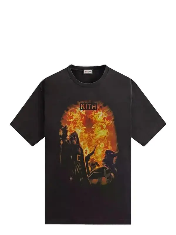 Kith X Marvel Villains Graphic-print T-shirt - Black
