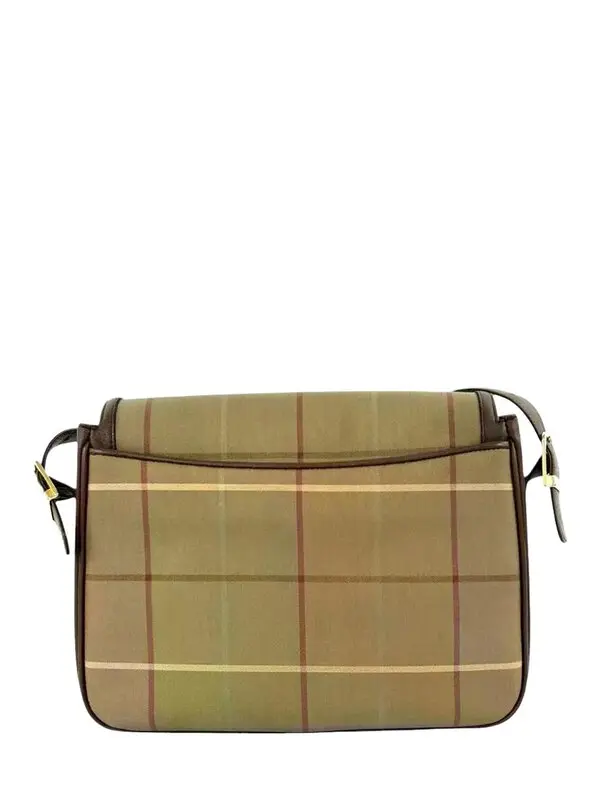 Burberry 20th Century Vintage Check Canvas Crossbody Bag - Brown